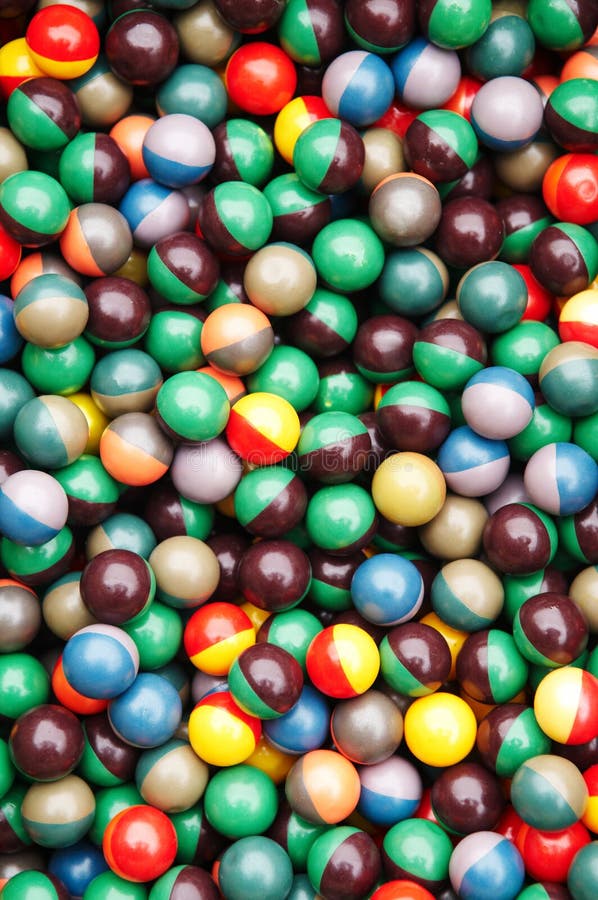 Paintball Bullet Multicolored Balls Stock Image - Image of pellets ...