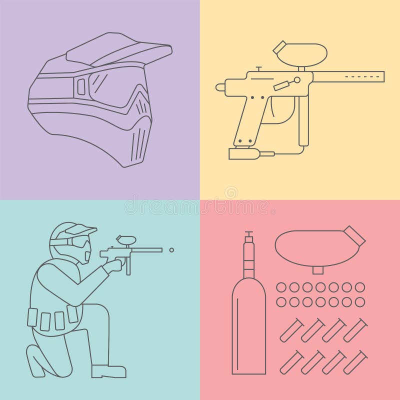 Paintball Vector Stock Illustrations – 4,679 Paintball Vector Stock ...