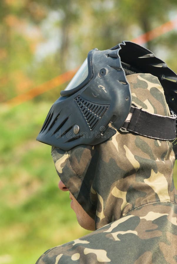 Paintball mask stock photo. Image of kill, safety, weapon - 11668802