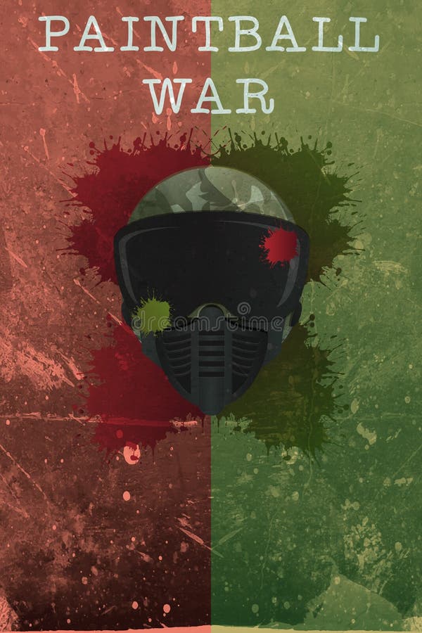 Paintball O Fondo Del Airsoft Stock de ilustración - Ilustración de ...