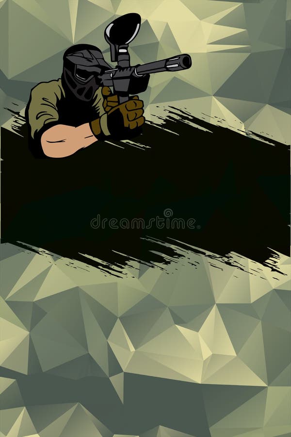 Fondo de Paintball stock de ilustración. Ilustración de lucha - 30355189