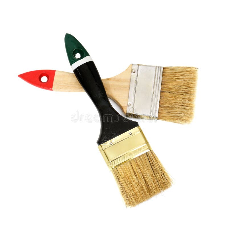 Paint brush stock photo. Image of work, hair, household - 25592640
