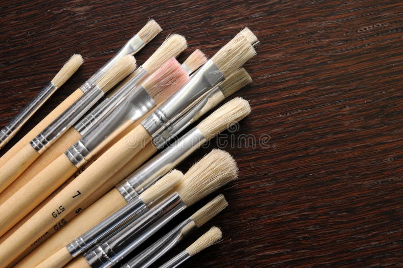 Paintbrush stock photo. Image of artist, closeup, painter - 4321146