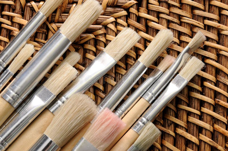 Paintbrush stock image. Image of workmanship, tool, artist - 4321251