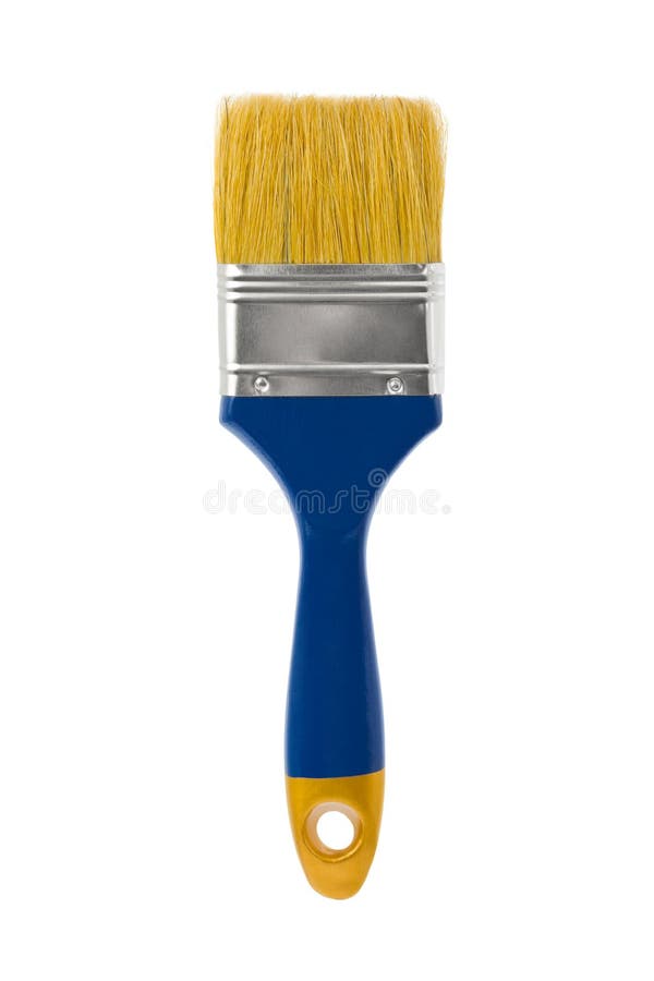 Paintbrush with Purple Paint Stock Photo - Image of photograph ...
