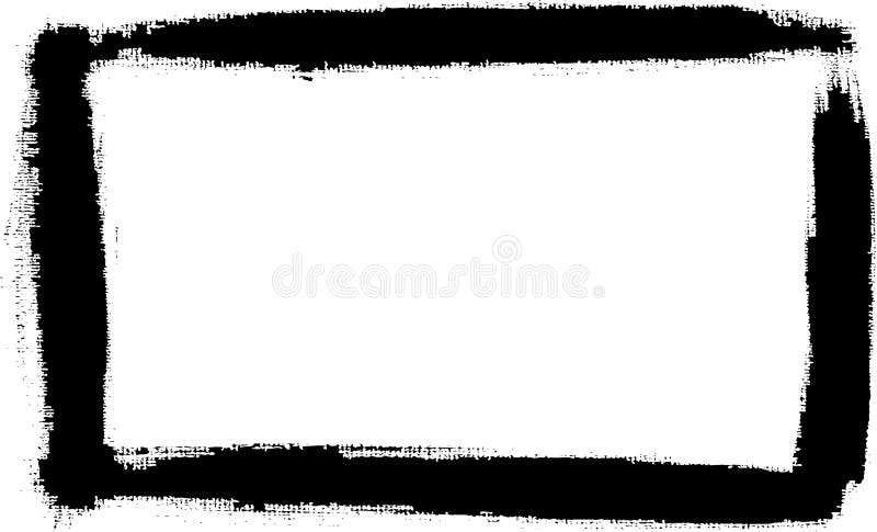 Paintbrush border stock vector. Illustration of funky, abstract - 282714
