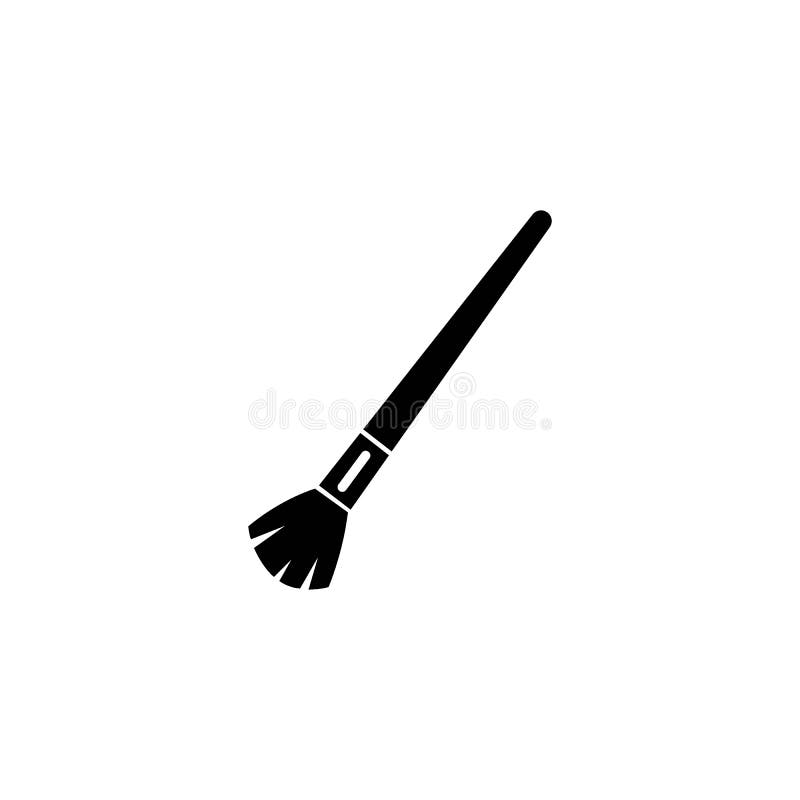 Paintbrush Icon Logo Vector Stock Illustration - Illustration of canvas ...