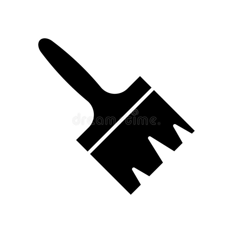 Paintbrush Icon Vector Design Templates Stock Vector - Illustration of ...