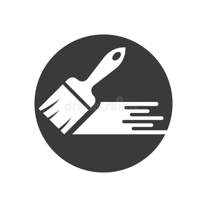Paintbrush Logo Images Illustration Stock Vector - Illustration of ...