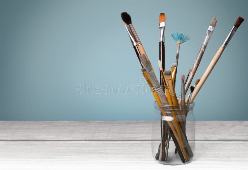 Paintbrush stock image. Image of paint, work, craft, objects - 63221767