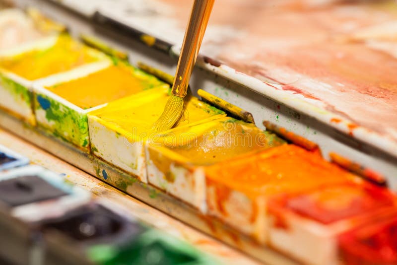 Paintbox stock image. Image of cooperation, creative - 29731985