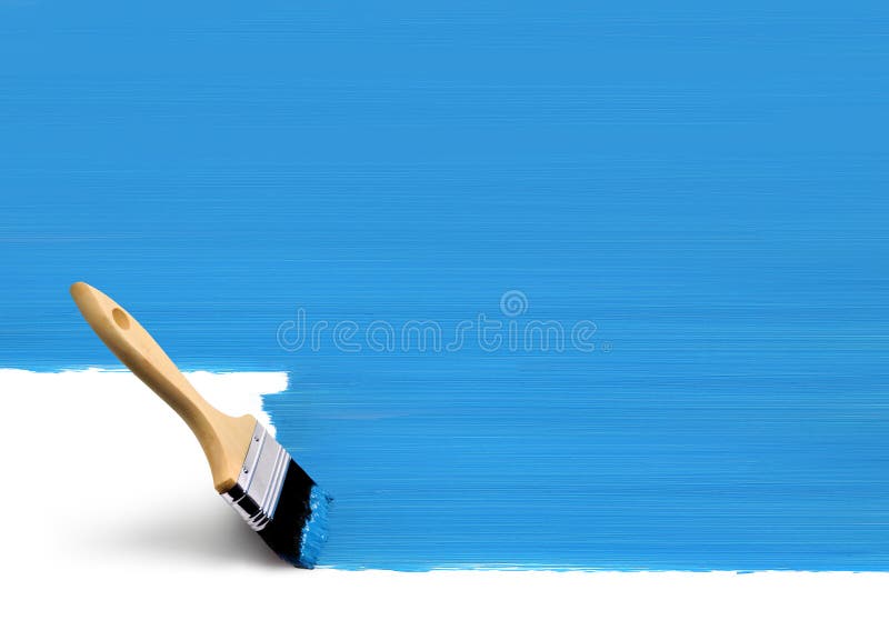 Paint brush and can stock image. Image of brush, silver - 13542863