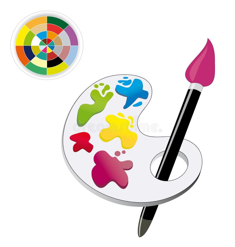 590+ Paintbrush color palette Free Stock Photos - StockFreeImages