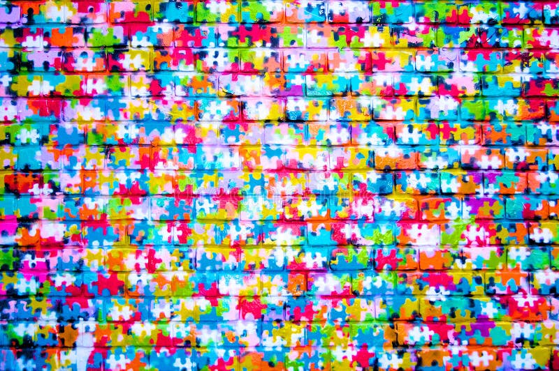 Paintbrush Puzzle spray stock photo. Image of paintbrush - 98242190