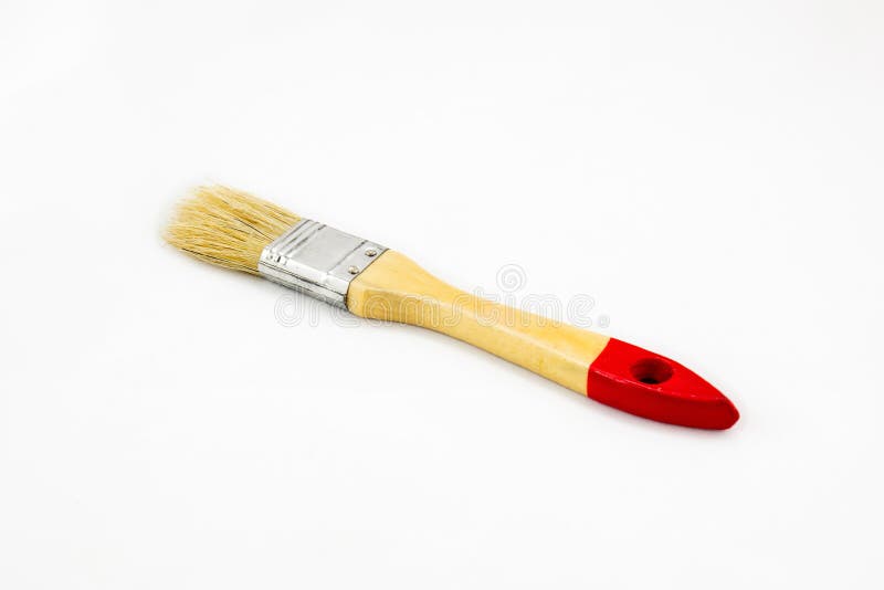 Single paintbrush stock photo. Image of abstract, repairing - 17862610