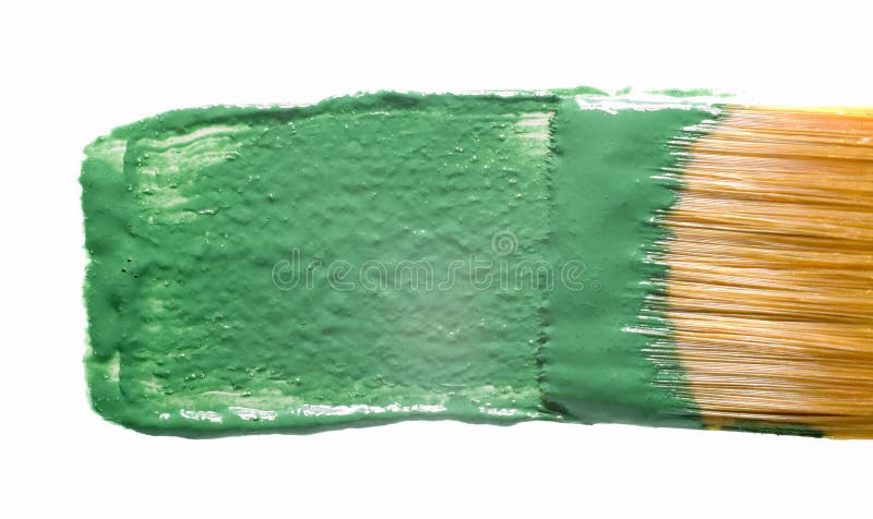 Paintbrush and stain stock image. Image of decorative - 14177135
