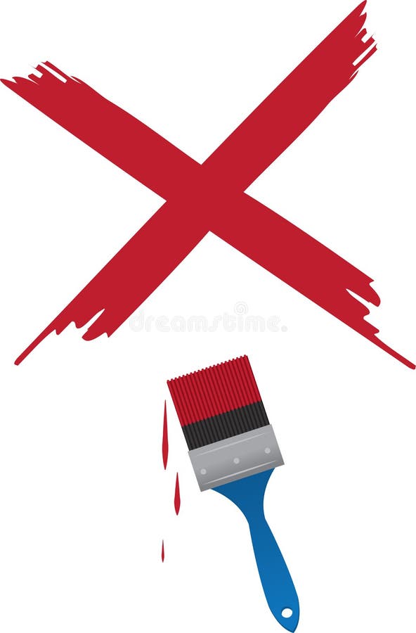 Paintbrush Cross Stock Illustrations – 1,777 Paintbrush Cross Stock ...