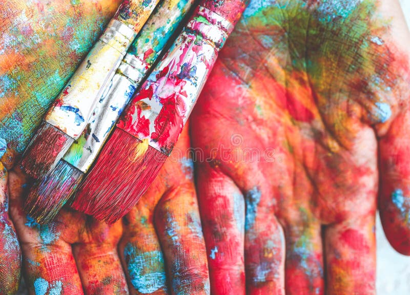 Colourful Hands Stock Photos - Download 7,738 Royalty Free Photos