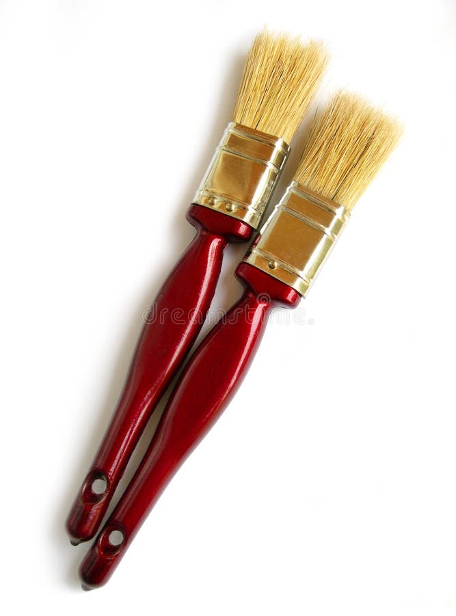 Paintbrushes - Painting Tools Stock Photo - Image of decoration ...
