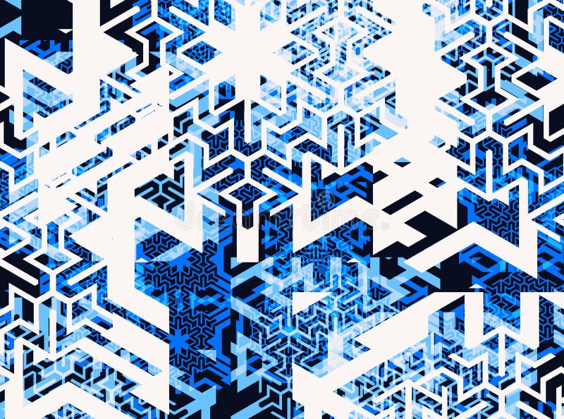 Painted Abstract Modern Winter Background Stock Illustration ...