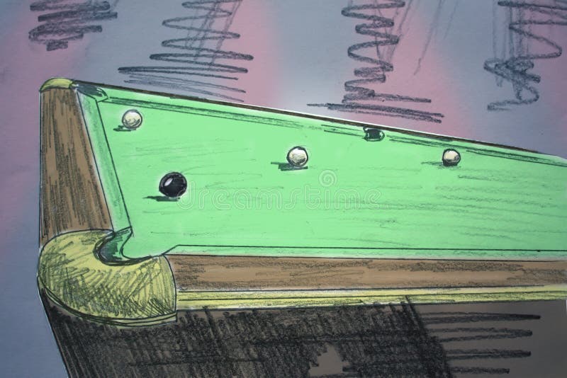 Drawing Snooker Table Stock Illustrations – 407 Drawing Snooker Table ...