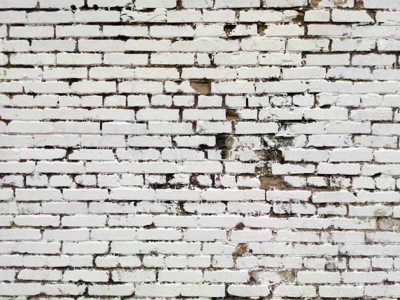 Painted Brick Wall of an Architectural Structure in Light Gray Color ...