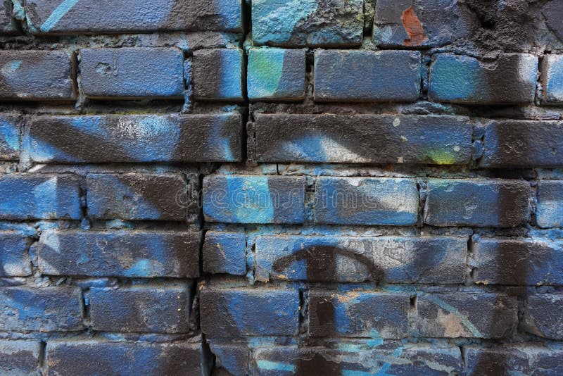 Painted brick wall texture stock photo. Image of background - 163946096