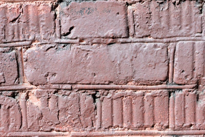Painted Brick Wall Texture. Brick Wall Background Stock Image - Image ...