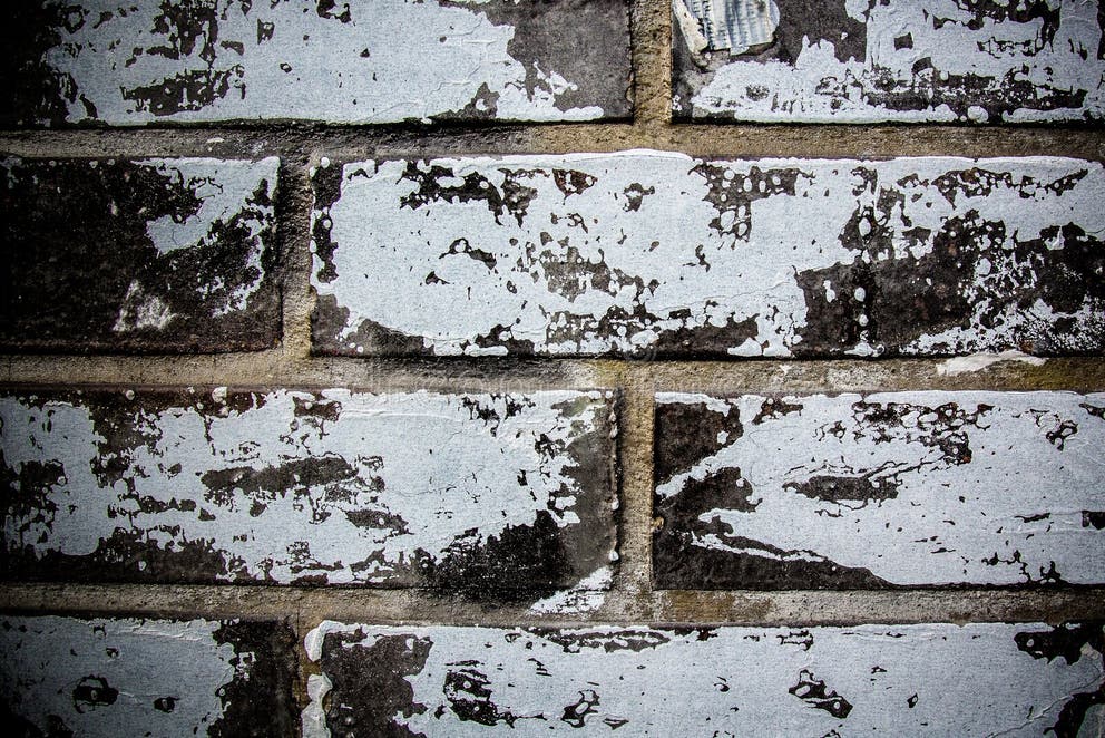 Painted brick wall texture stock image. Image of monochrome - 87966785