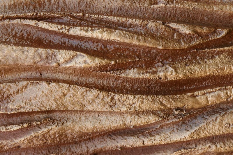 Painted in Bronze Color Element of Wall As a Background, Texture Stock ...