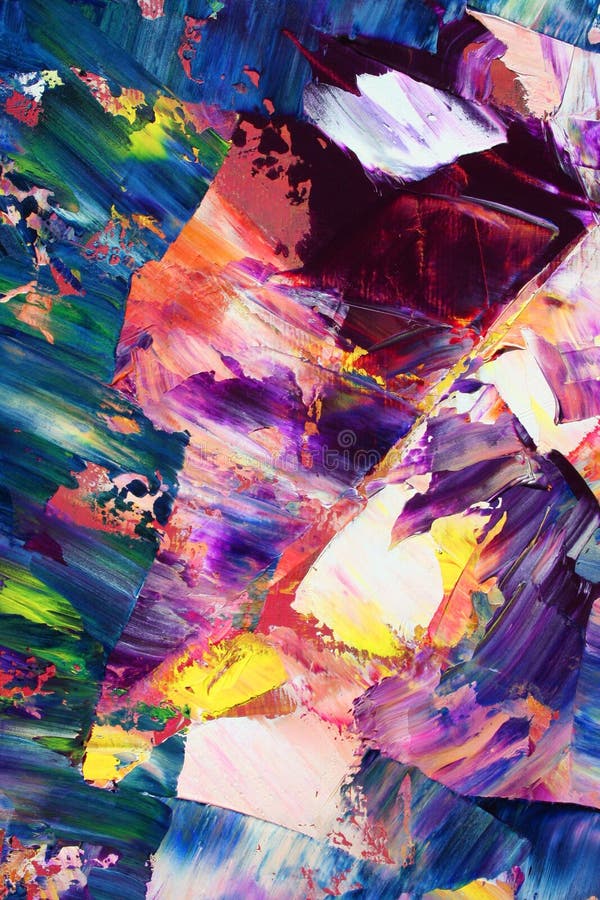 Painted Canvas As Background. Stock Image - Image of mixed, artwork ...