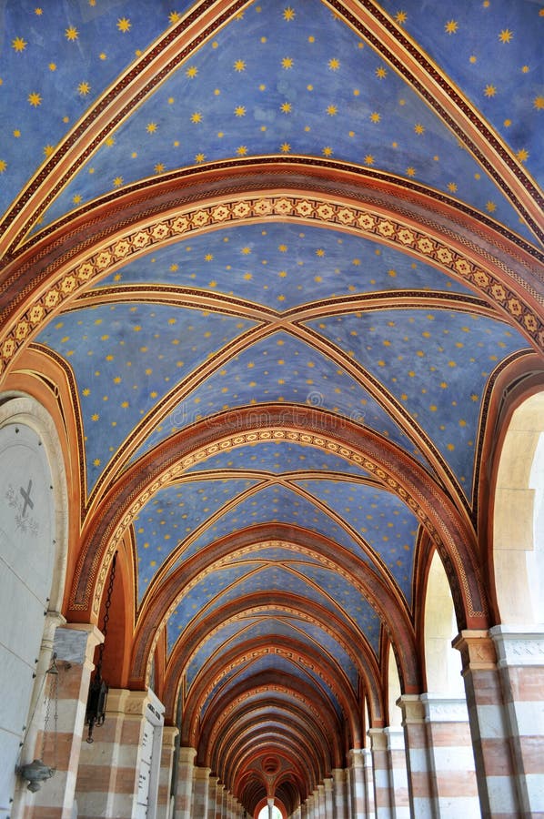 Painted ceiling stock image. Image of ceiling, archway - 31406473