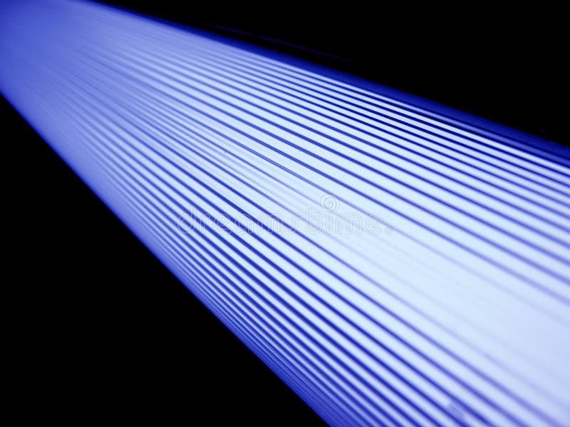 The Painted Ceiling Fluorescent Lamps. Stock Photo - Image of striping ...