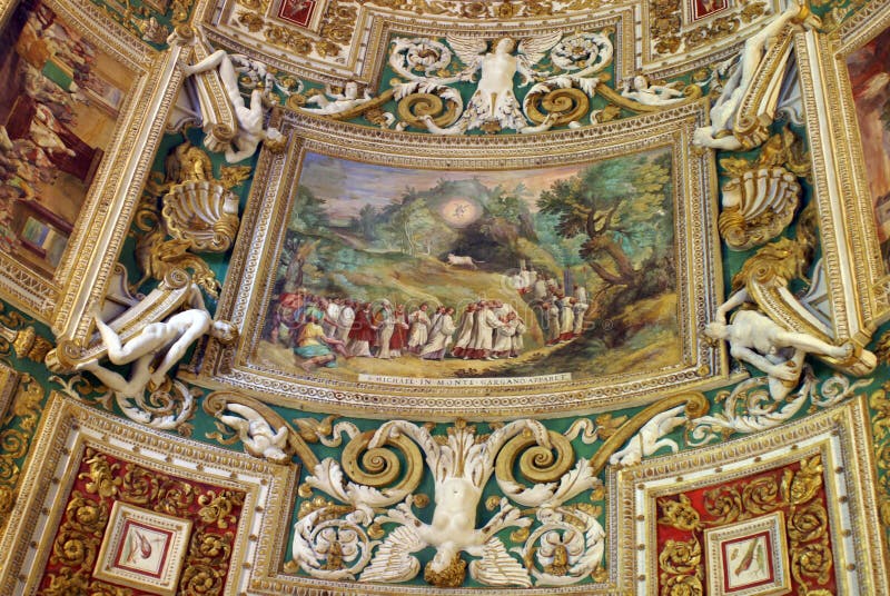 Ceiling in the Vatican editorial photo. Image of ceiling - 143504761