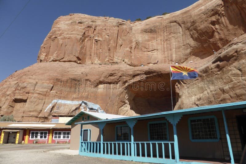 The Painted Cliffs, Close To the Tee Pee Trading Post. Lupton, Arizona ...