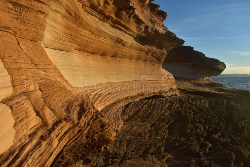 Painted Cliffs stock photo. Image of water, canyon, formation - 94438014