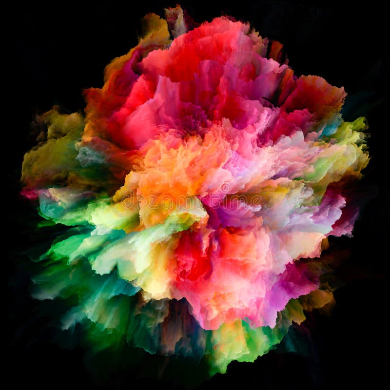 Painted Color Splash Explosion Stock Illustration - Illustration of ... Painted Color Splash Explosion Stock Illustration - Illustration of ...