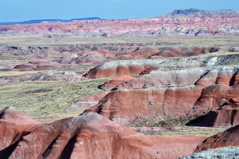 Painted Desert stock image. Image of petrified, painted - 254861441