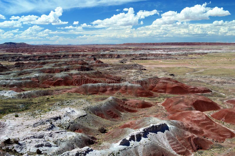 Painted Desert stock photo. Image of white, unique, desert - 254861462
