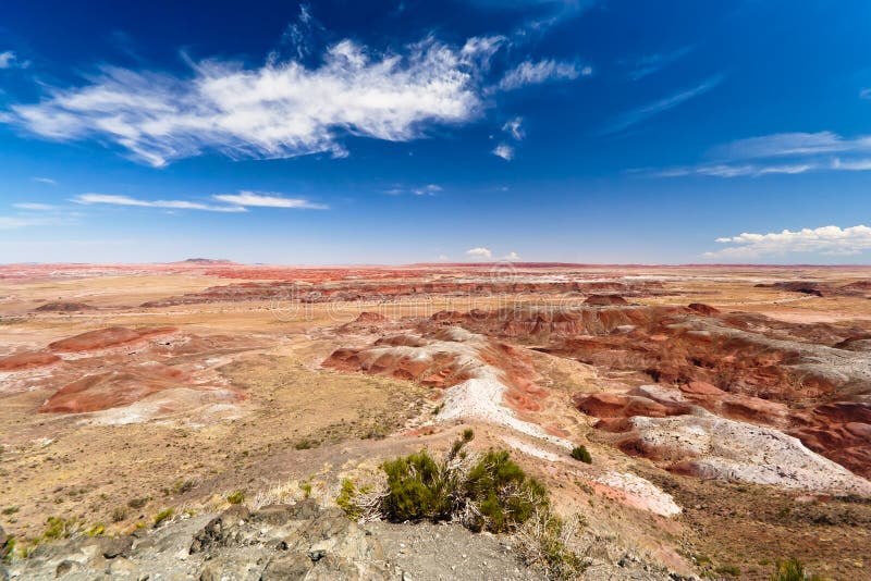 Painted Desert, Arizona stock image. Image of colorful - 17333977