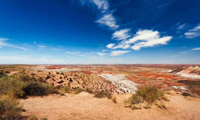 Painted Desert, Arizona stock photo. Image of eroded - 18182052