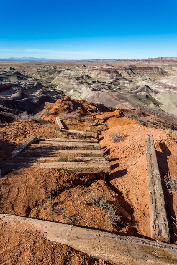 Painted Desert Sunset stock photo. Image of clouds, park - 77008998