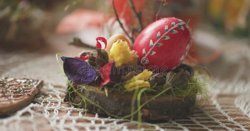 Painted Easter Egg Decorated for Easter. Polish Tradition. Stock ...