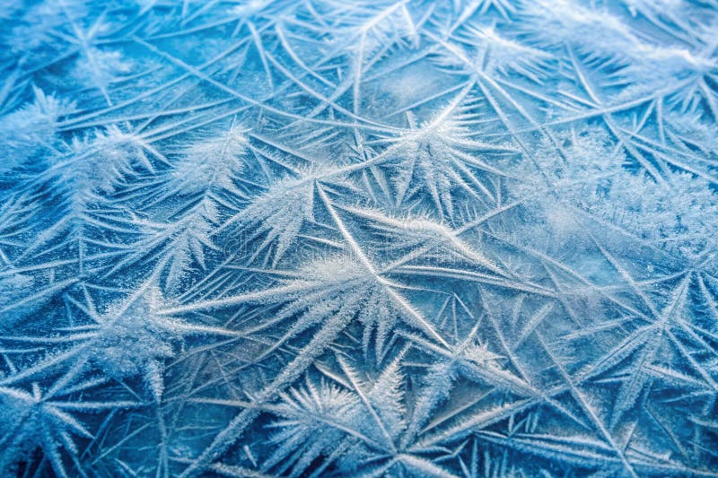 Painted Frosty Ice Cold Surface with Broken Lines Stock Illustration ...