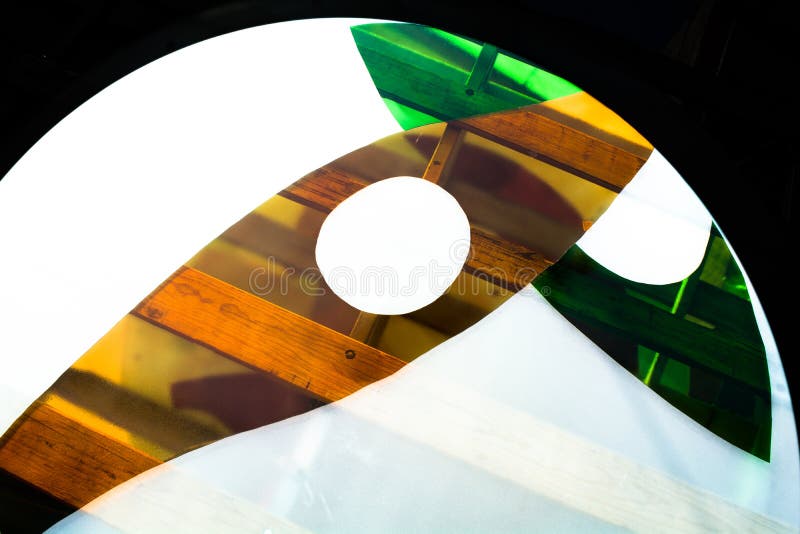 Painted Glass. Handmade Work Ideal for Abstract Backgrounds Stock Photo ...