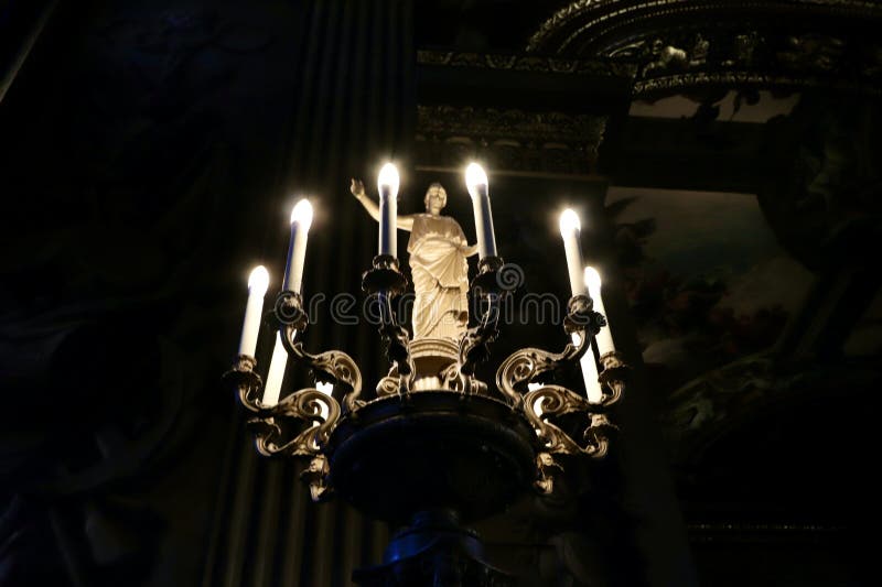 The Painted Hall, Greenwich. Mars. Stock Image - Image of hall, angel ...
