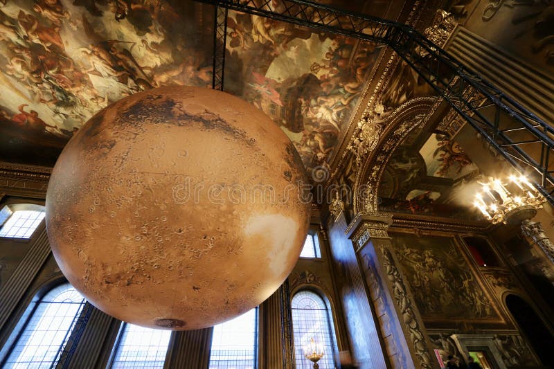 The Painted Hall, Greenwich. Mars. Stock Photo - Image of candles ...