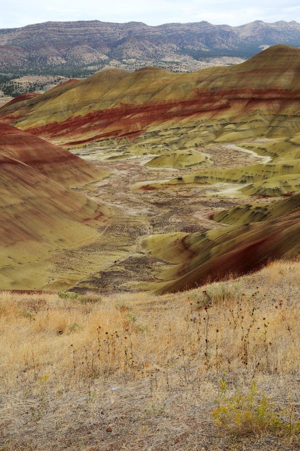 Painted hills stock image. Image of john, black, layers - 21644425
