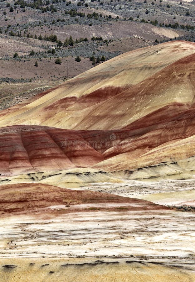 Painted Hills Oregon stock photo. Image of brush, painted - 35502154