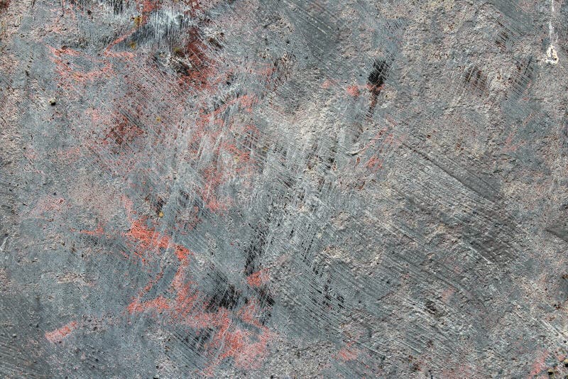 Painted Metal Wall Multiple Colors Stock Image - Image of deterioration ...